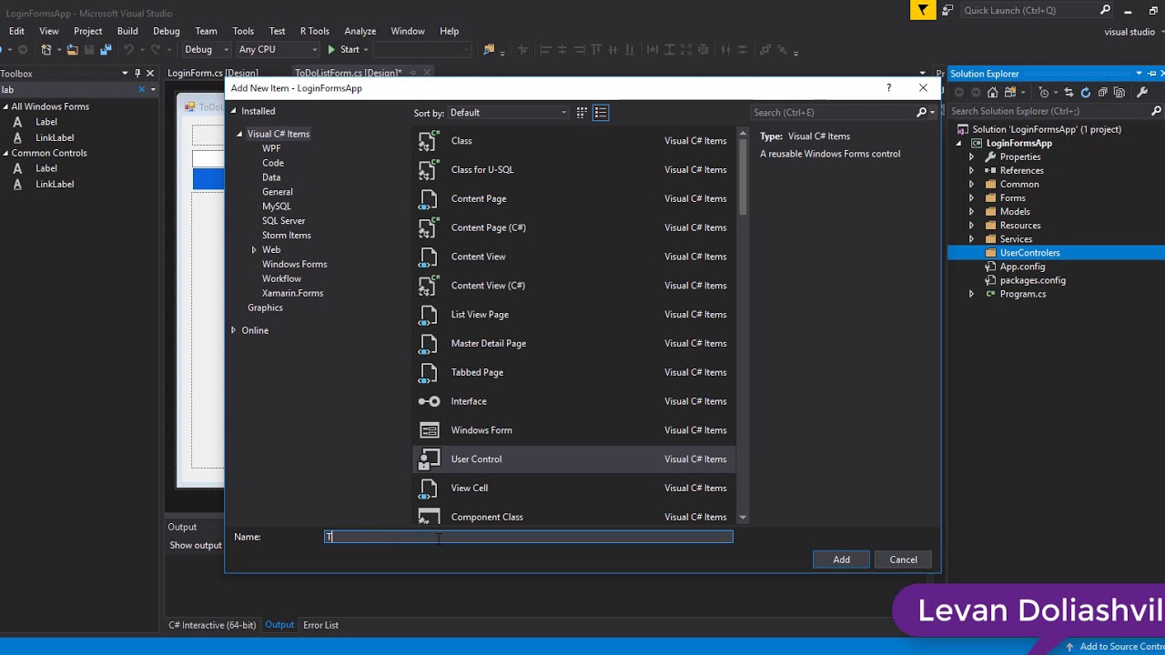 Csharp Basic Tutorial 50 Windowsforms Login Registration Forms Part3 Youtube 1615