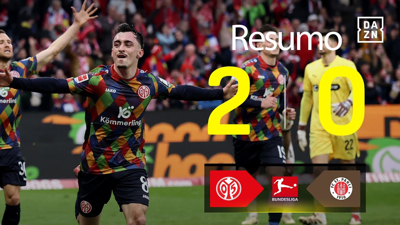 Resumo | Mainz 2-0 St Pauli | Bundesliga 24/25 - YouTube