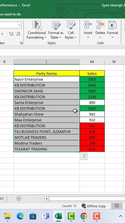 how to do clean conditional formatting in excel #shorts - YouTube