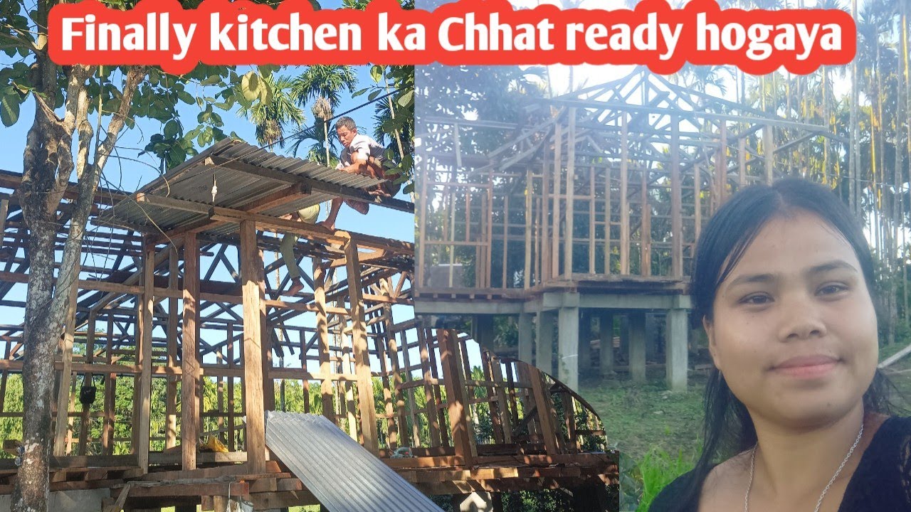 Finally Kitchen Ka Chhat ready hogaya 😊 - YouTube