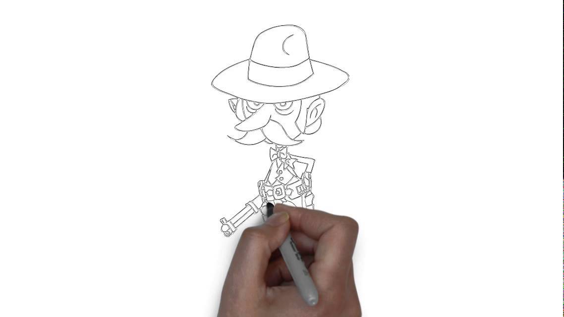 How to draw a sheriff - YouTube