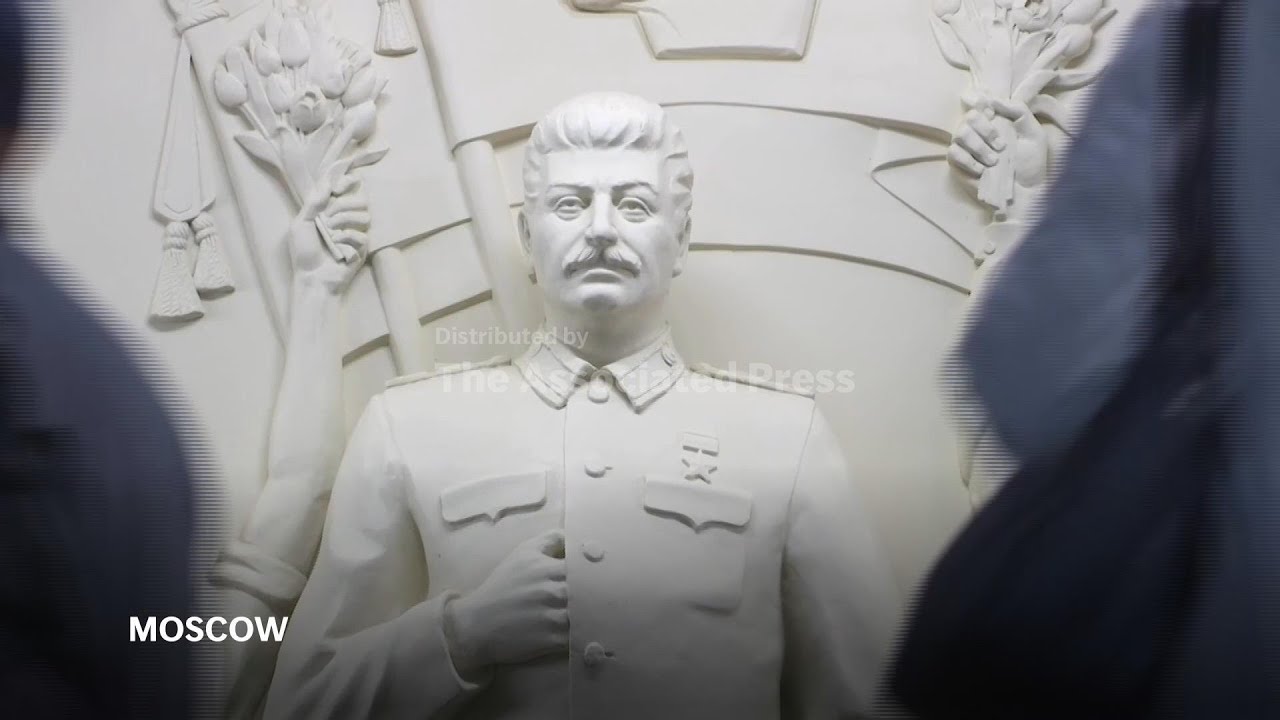 A statue of Stalin is unveiled in the Moscow subway as Russia tries to ...