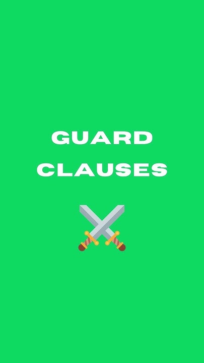 Write Better Code Using Guard Clauses By Wani Ubaid Coding Backend Frontend Interview Youtube