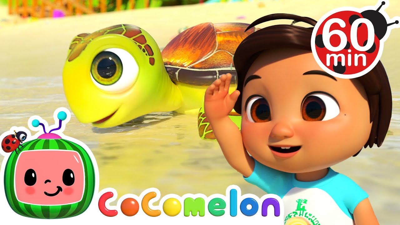 Nina Sees Sea Turtles + 60 Minutes of Cocomelon Nursery Rhymes for Kids ...