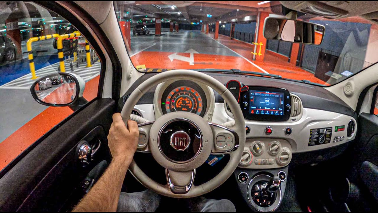 2020 Fiat 500 II Night | POV Test Drive #593 Joe Black - YouTube