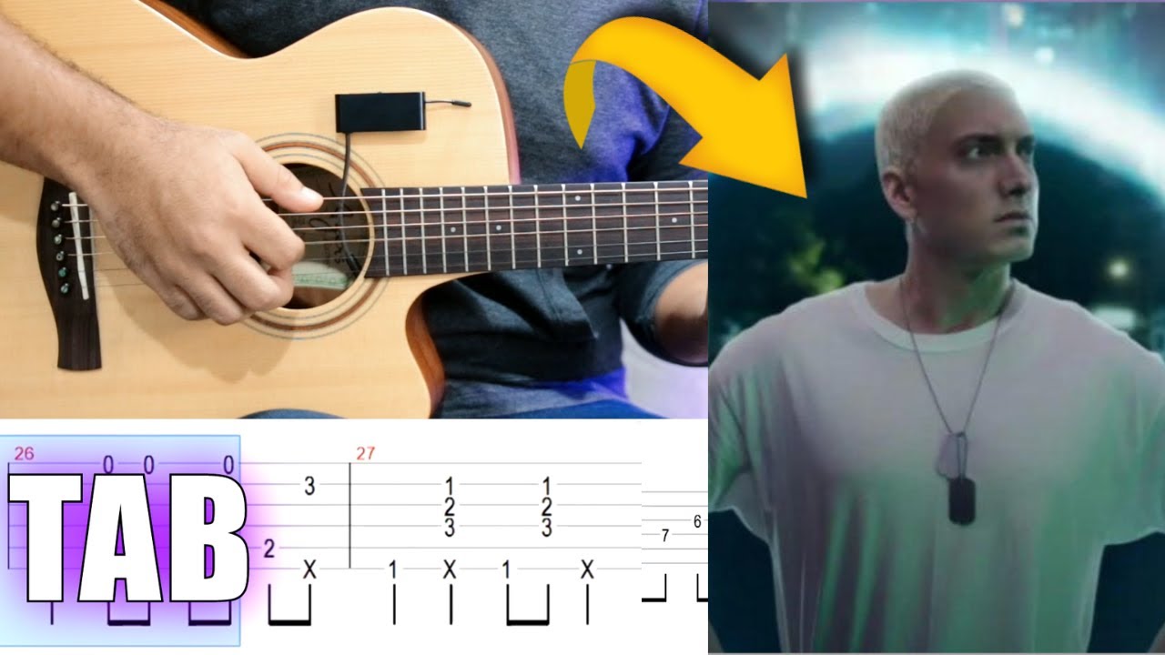 HOW TO PLAY HOUDINI - EMINEM | FINGERSTYLE GUITAR COVER (TUTORIAL ...