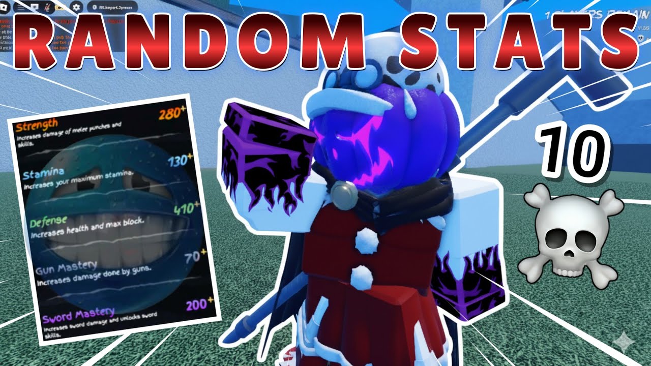 [GPO] I RANDOMIZED ALL MY STATS AND WON IN BATTLE ROYALE! - YouTube