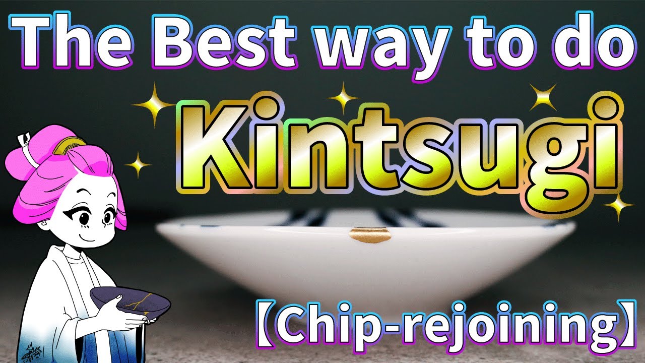 The Best way to do Kintsugi for beginners!【Chip-rejoining】 - YouTube