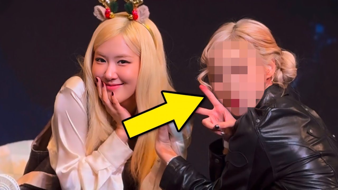 BLACKPINK’s Rosé meets her look alike at fansign #kpop - YouTube