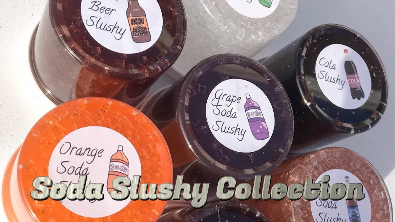 Soda Slushy Slime Collection - SisterSlimeShopp - YouTube