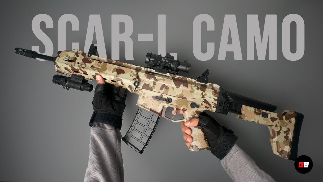 SCAR-L CAMO | Gel Blasters India | Unboxing Video - YouTube