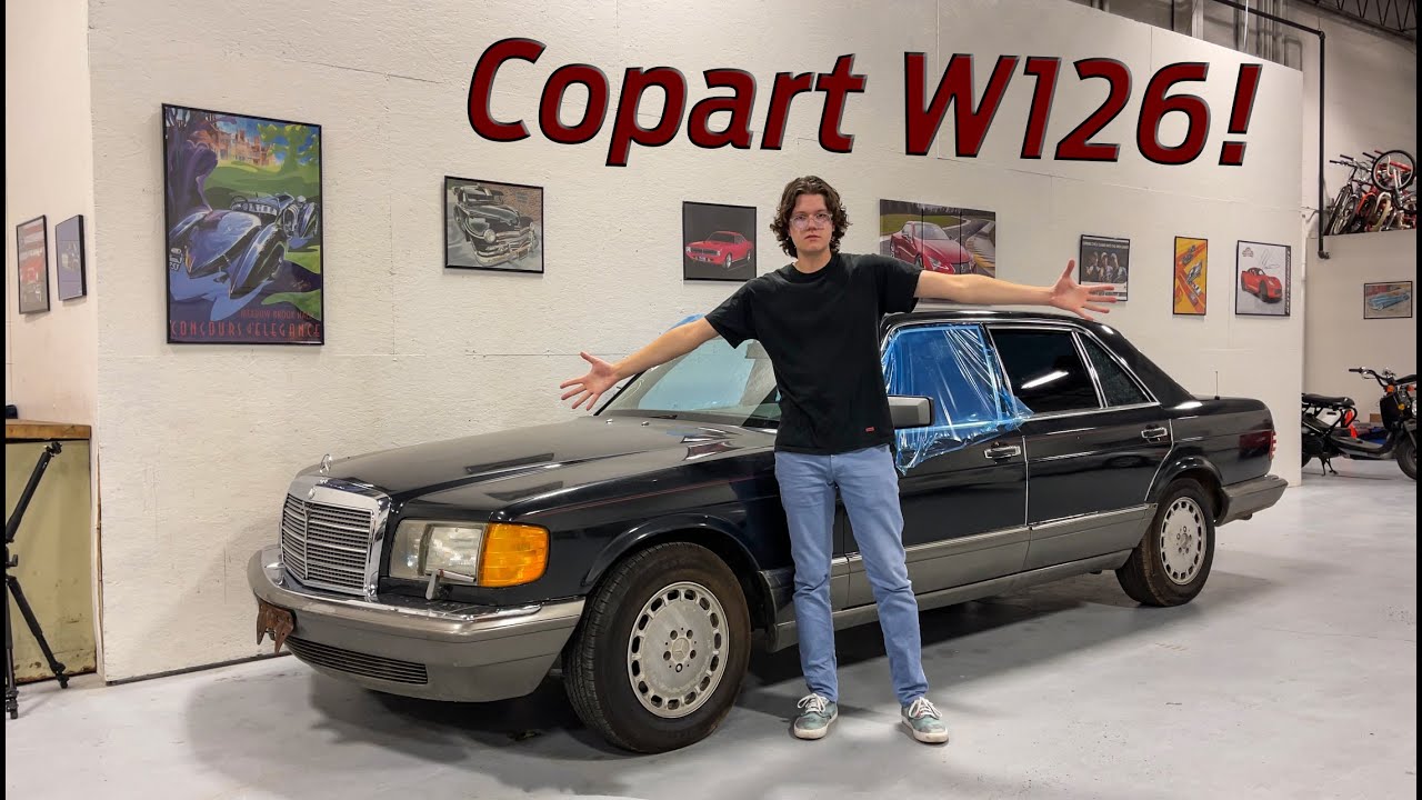 I bought a VANDALIZED Mercedes 420 SEL because I have no self control ...