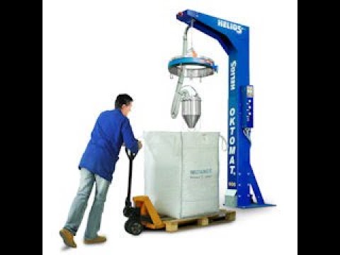 HELIOS OKTOMAT descarga automatica Bigbag y Octabin - YouTube