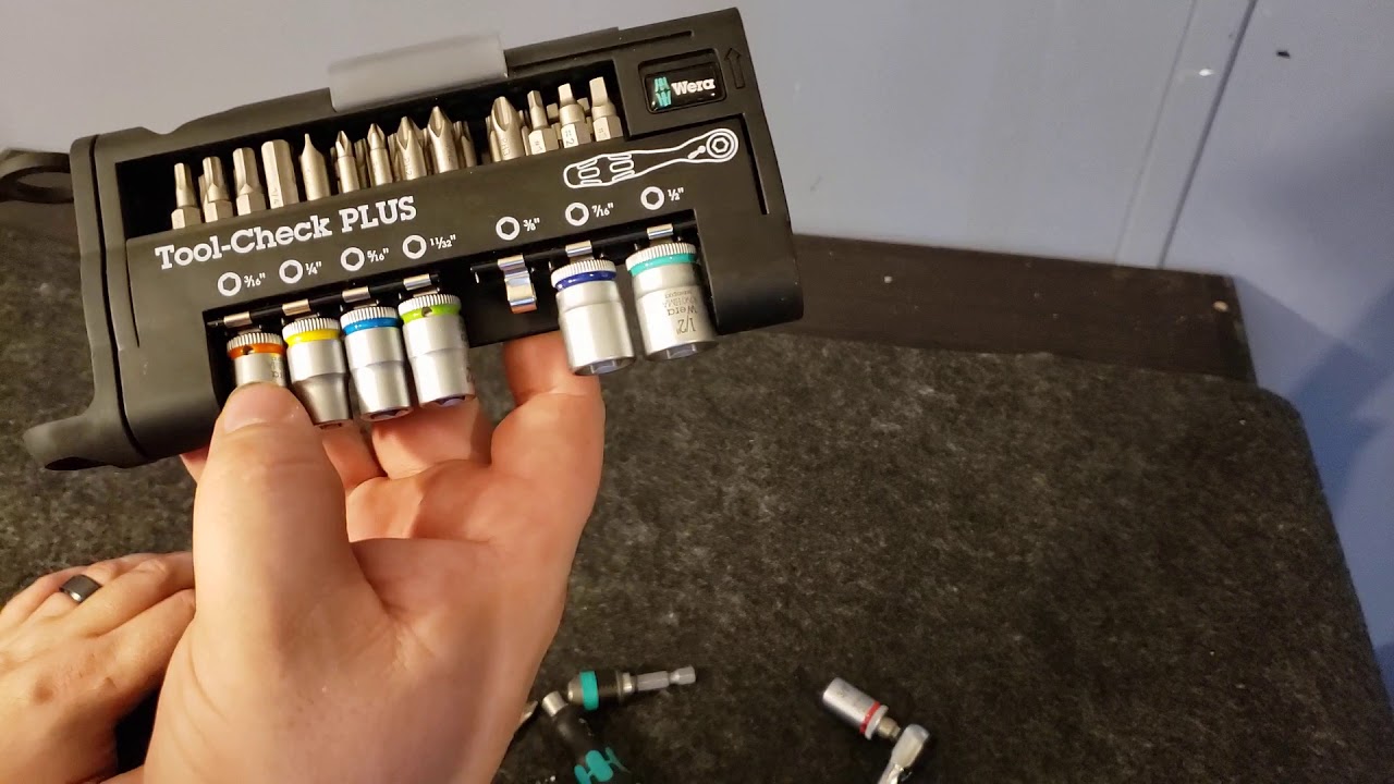 Wera kraftform tool check plus (mini ratchet set) - YouTube