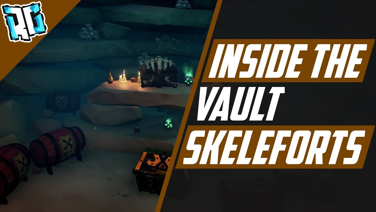 Sea of Thieves: INSANE LOOT Inside the vault - skeleton forts - YouTube