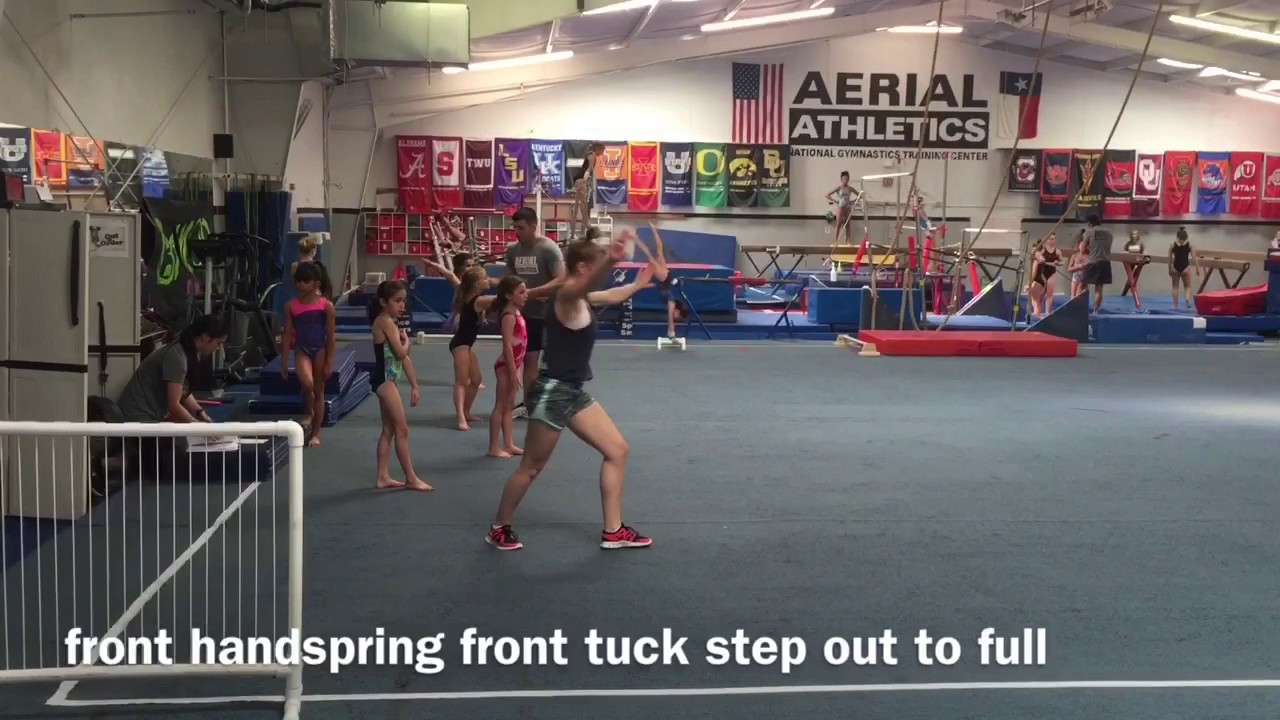 Kayla Pilcher- Acro and Tumbling Recruitment - YouTube