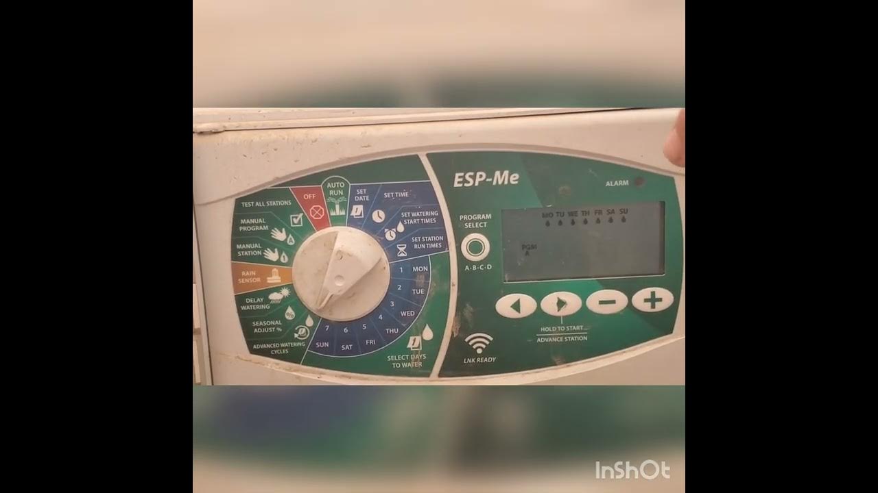 Como programar el controlador Rain Bird Esp-me - YouTube
