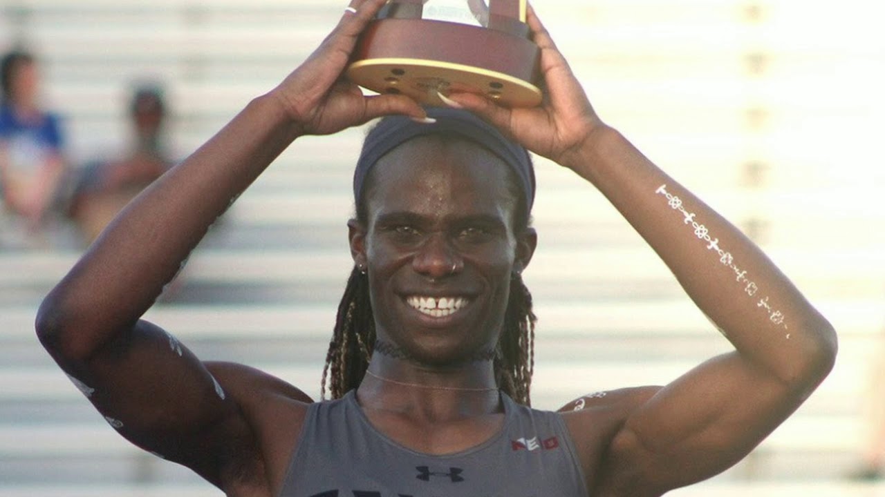 Transgender woman wins 400m hurdle division 2 title - YouTube