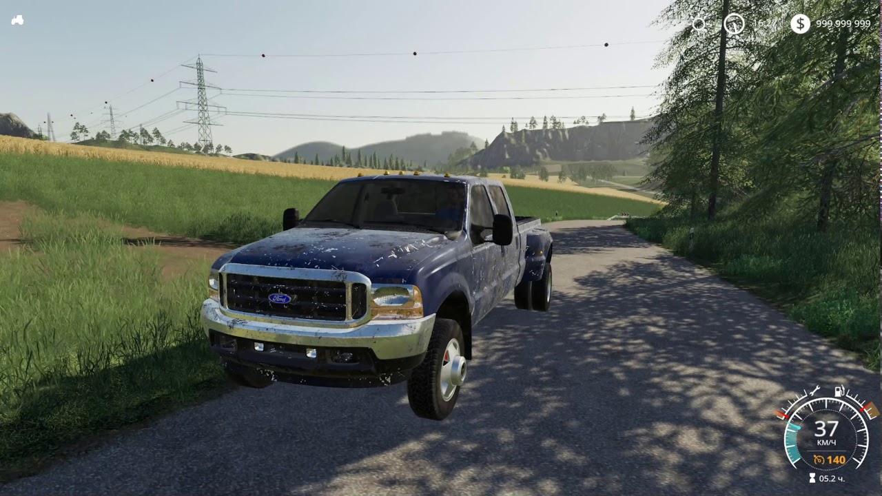 Farming Simulator 2019 mods 2003 Ford F350 6.0L Powerstroke - YouTube