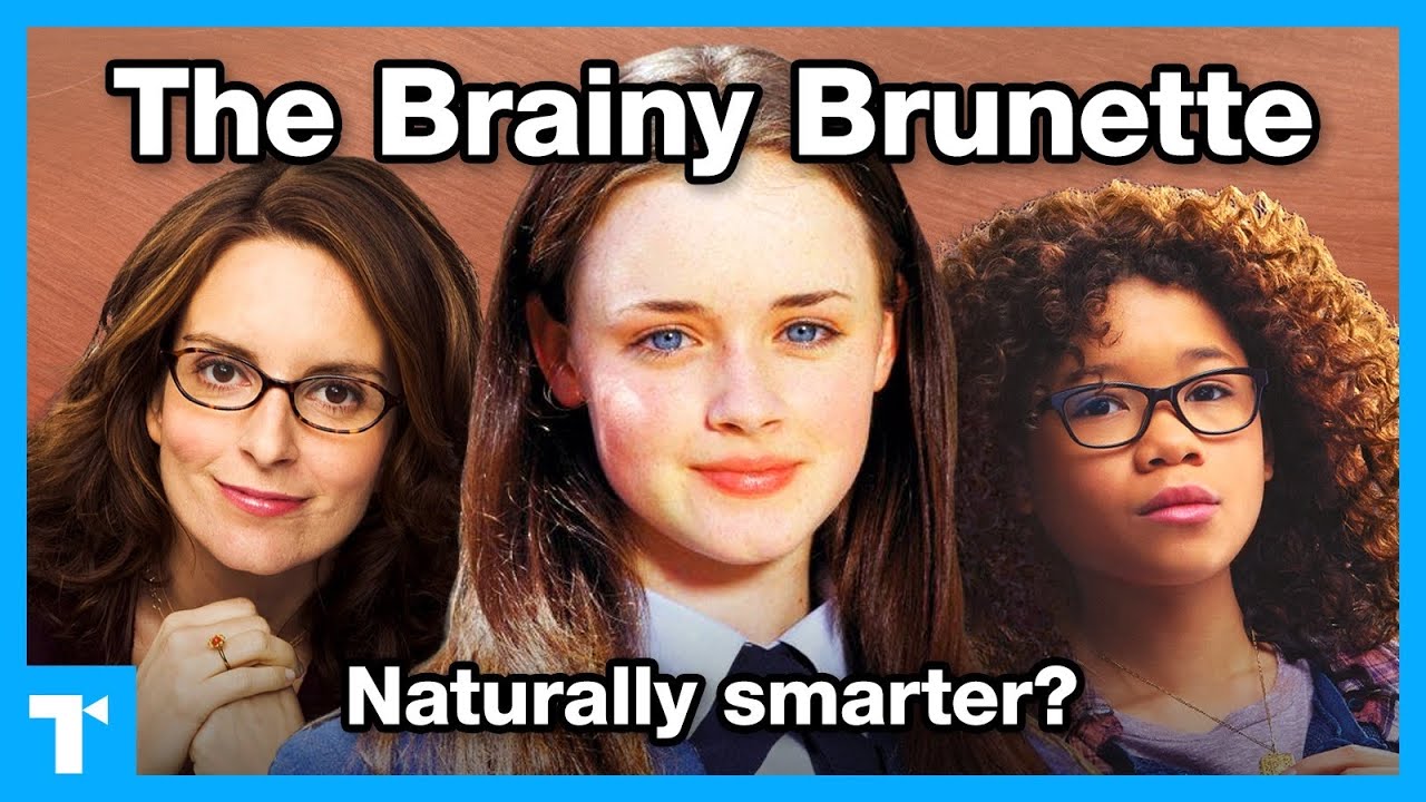 The Brainy Brunette - People thinks she's smarter. Is she? - YouTube