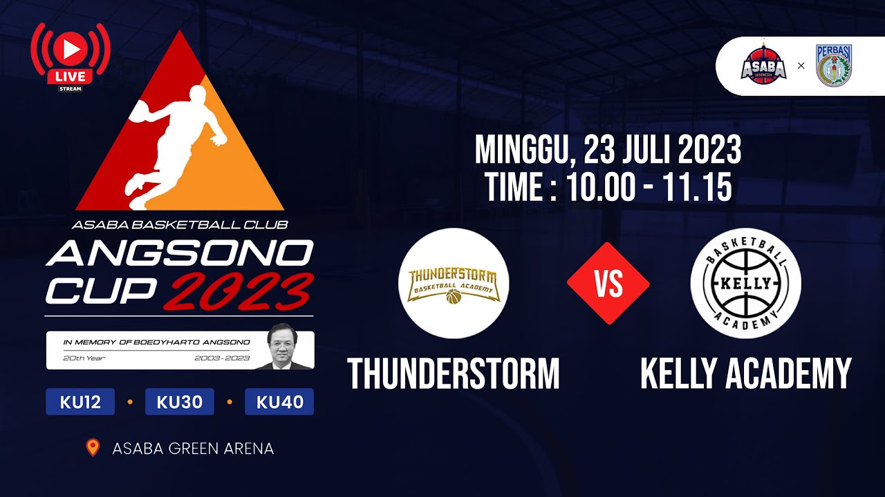 ANGSONO CUP 2023 | Thunderstorm vs Kelly Basketball Academy (KU12 ...
