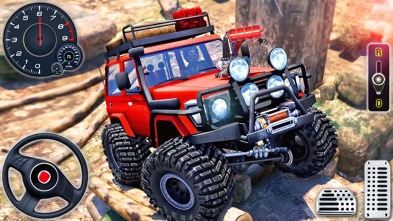 4x4 Offroad SUV Driving Simulator - Jeep Mud Challenge Mountain Drive ...