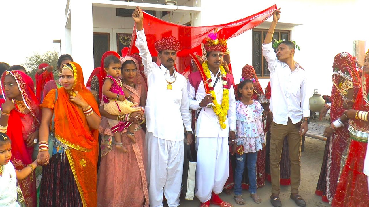 barat ravana॥rajasthani dhol thali dance 2025॥ledish deshi dance॥BY TOP ...