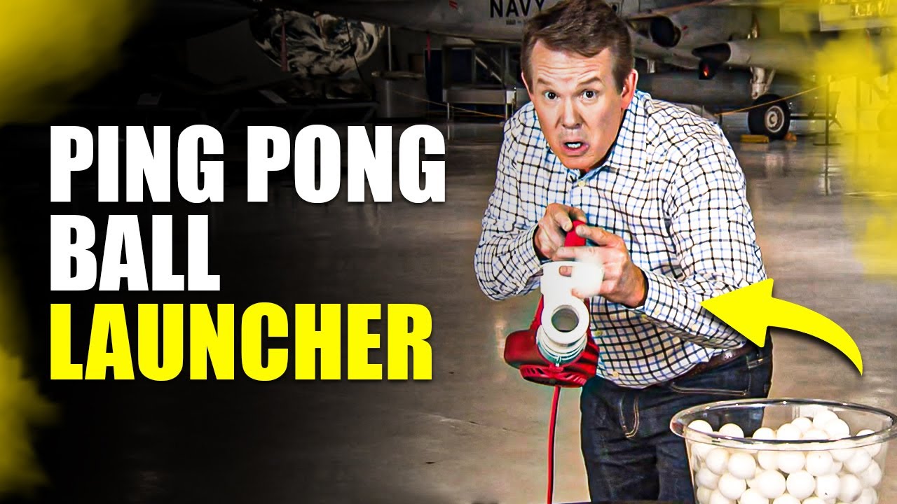 How To Make A Ping Pong Ball Launcher - YouTube