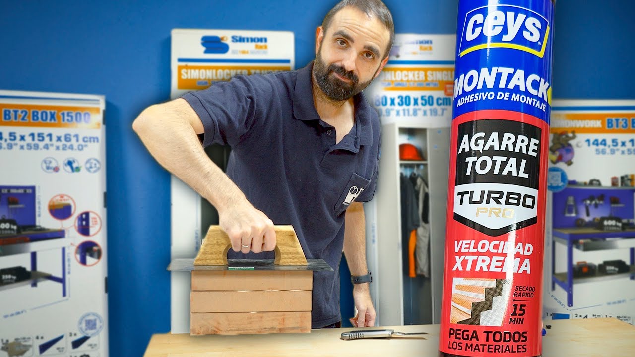 EL MEJOR ADHESIVO para TODOS LOS MATERIALES | Ceys Montack Agarre Total ...