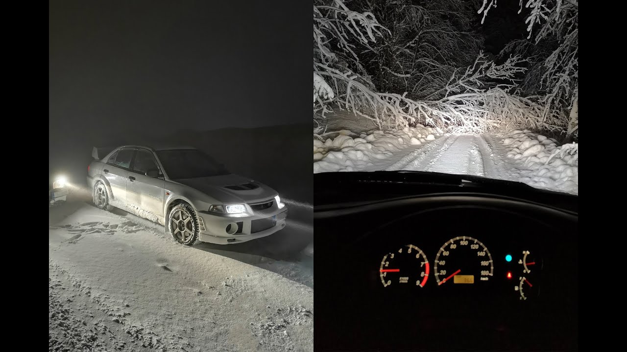 1999 Mitsubishi Lancer EVO VI RS / POV / Snow Drift Fun Winter - HM ...