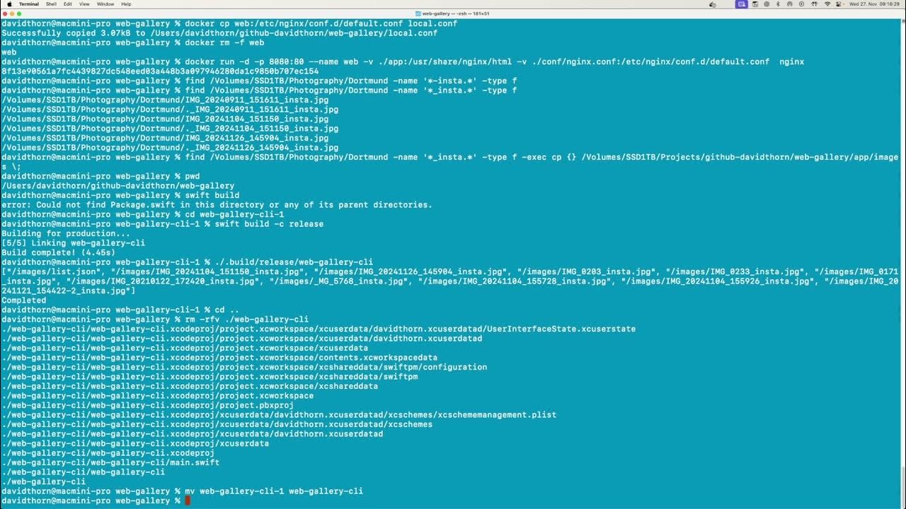 Generating a list json from the contents of a directory using swift - YouTube