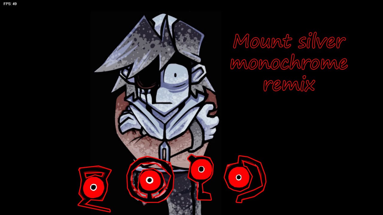 FRiday Night Funkin' Vs Mount Silver Monochrome Remix | FNF Mods | FNF ...