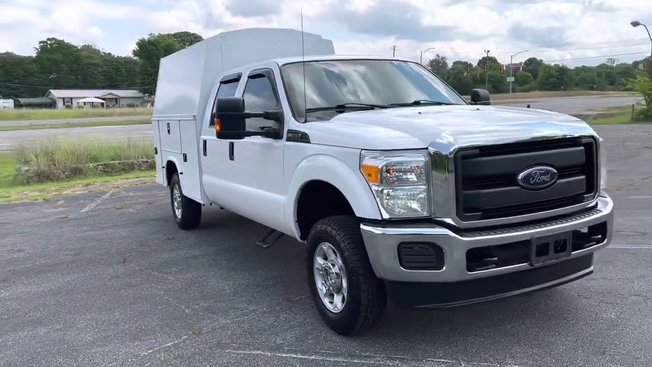 2016 FORD F350 KUV SERVICE TRUCK UTILITY MECHANICS TRUCK 4x4 LOW MILES ...