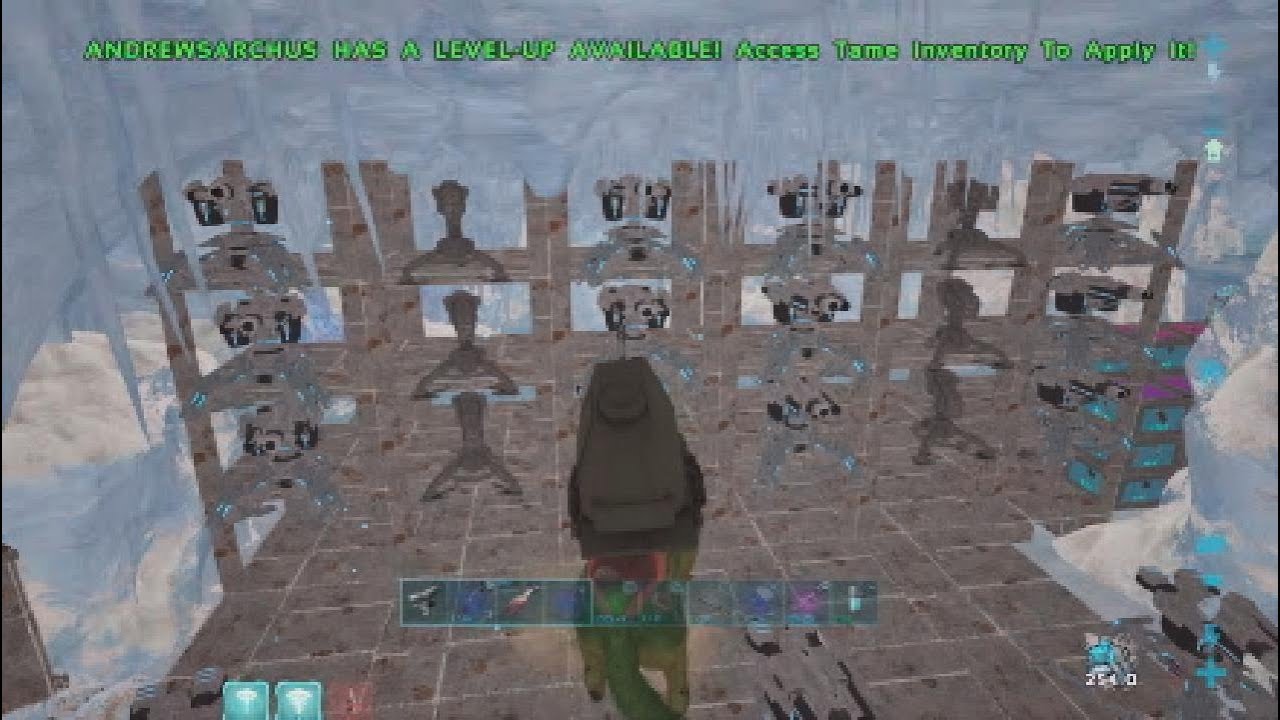 DROPPING Island Ice and WIPING Shadow Cave |Ark official Small Tribes ...