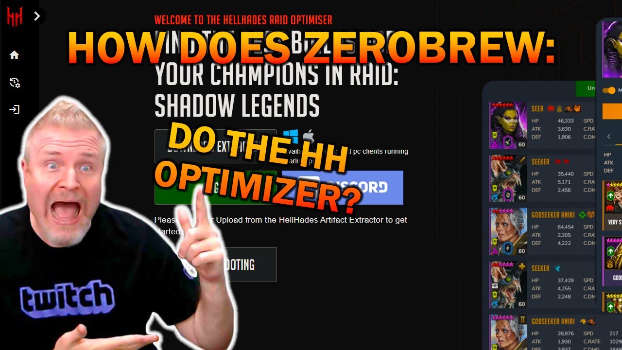 How Does @ZEROBREW Do the Hell Hades Optimizer advanced settings? - YouTube