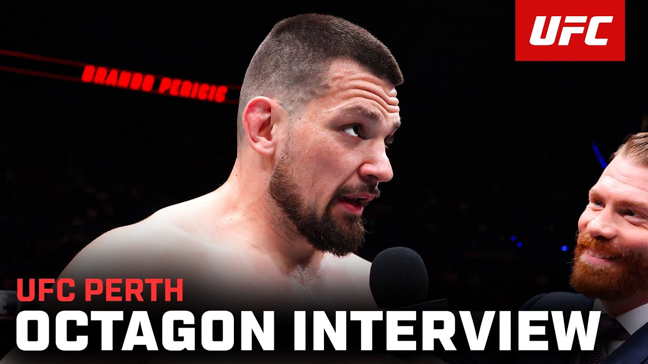 Brando Peričić Octagon Interview | UFC Perth - YouTube