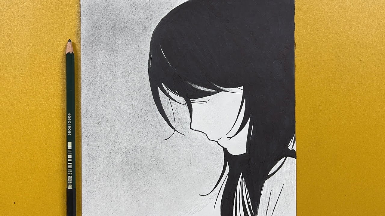 How To Draw Sad Anime Girl