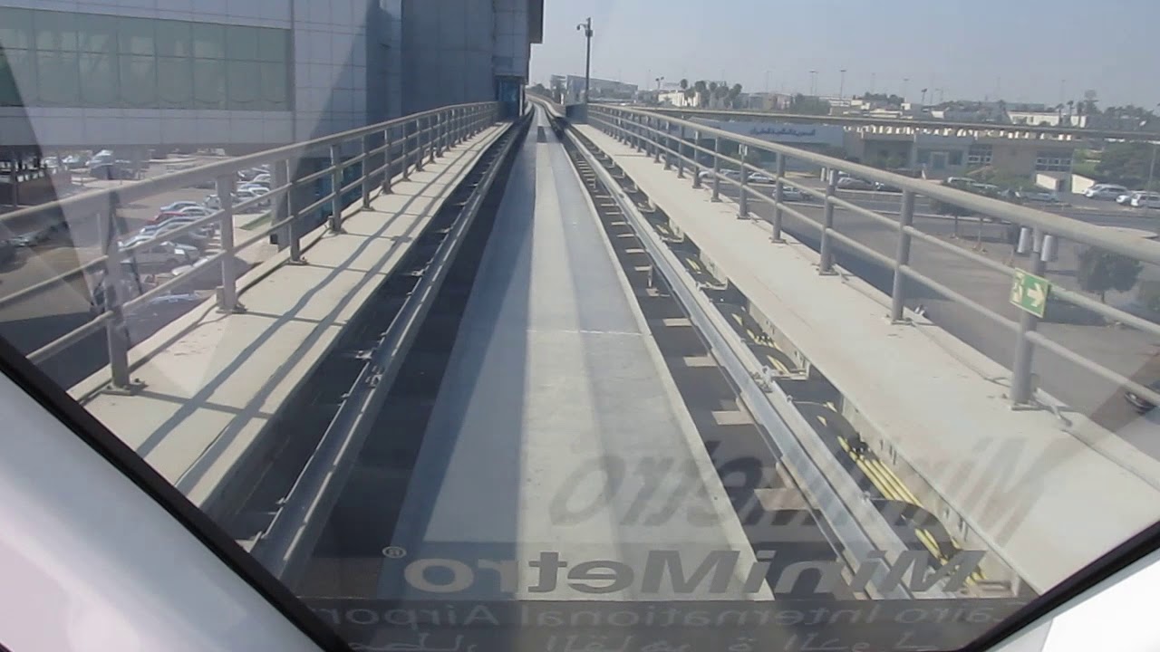 mini metro CAI Cairo International Airport part3 - YouTube