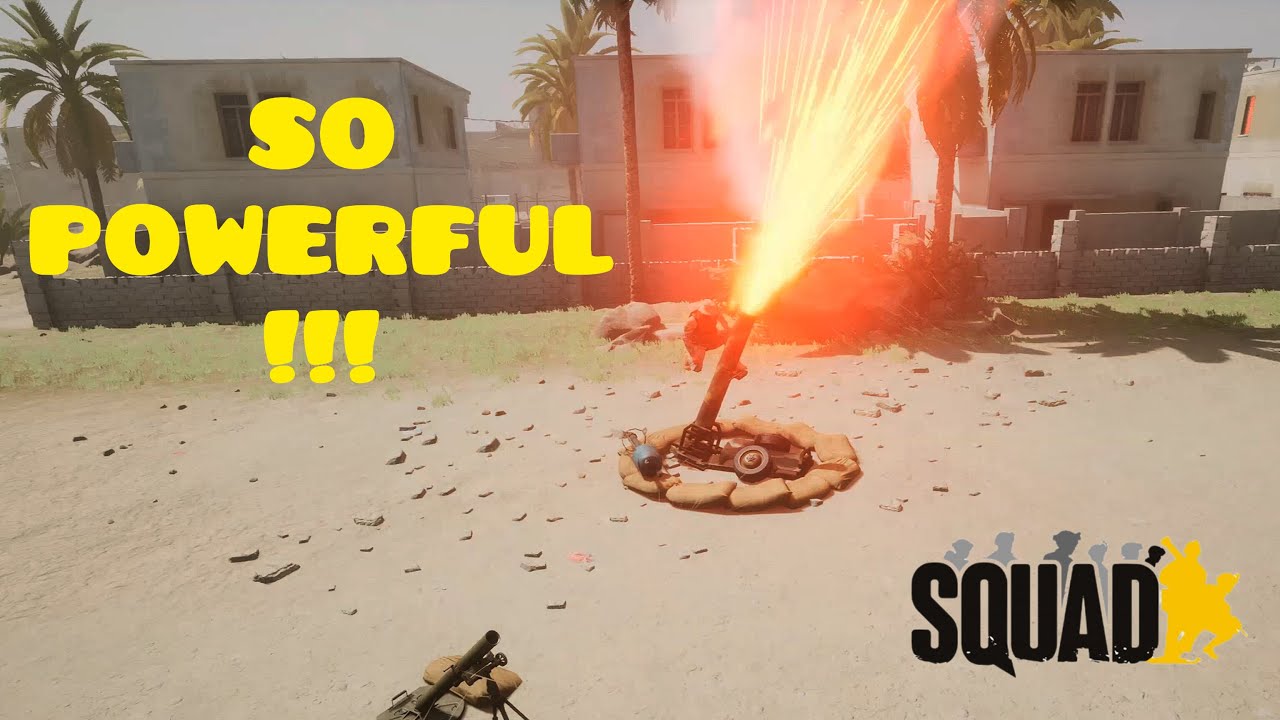 HELL CANNON mortar in SQUAD | Балономет в Скваде - YouTube