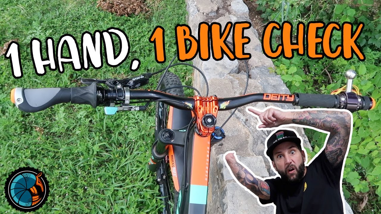 One Hand Bike Check - 2017 Santa Cruz Hightower Adaptive Mountain Biker ...