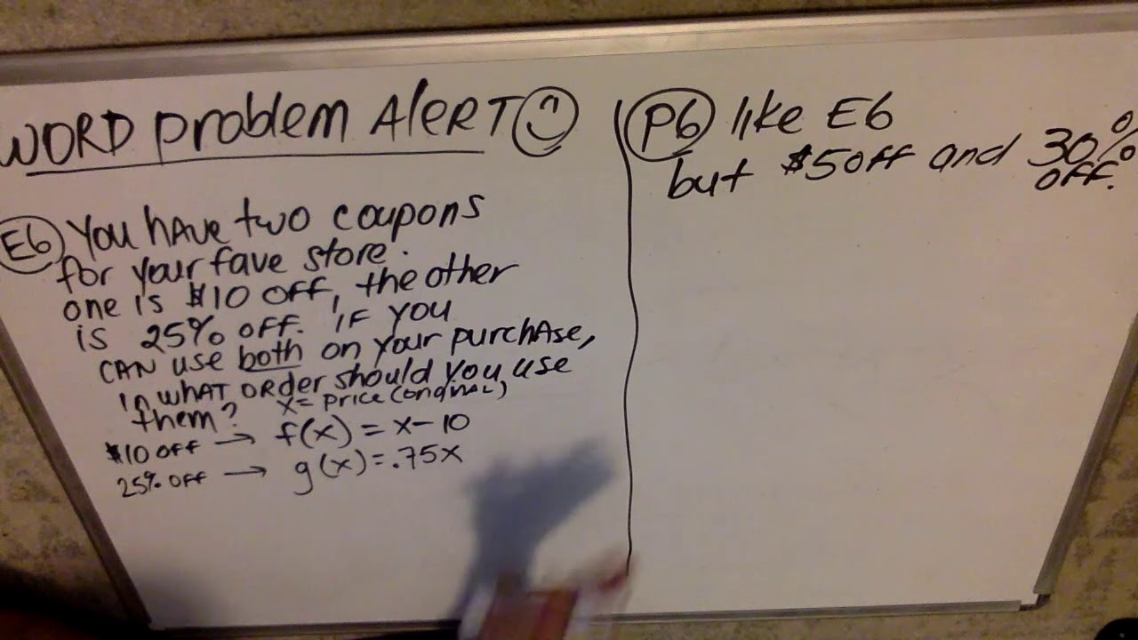 HA2PC 2 4 0003 Composition Of Functions Word Problem E6 P6 YouTube HA2PC 2 4 0003 Composition Of Functions Word Problem E6 P6 YouTube