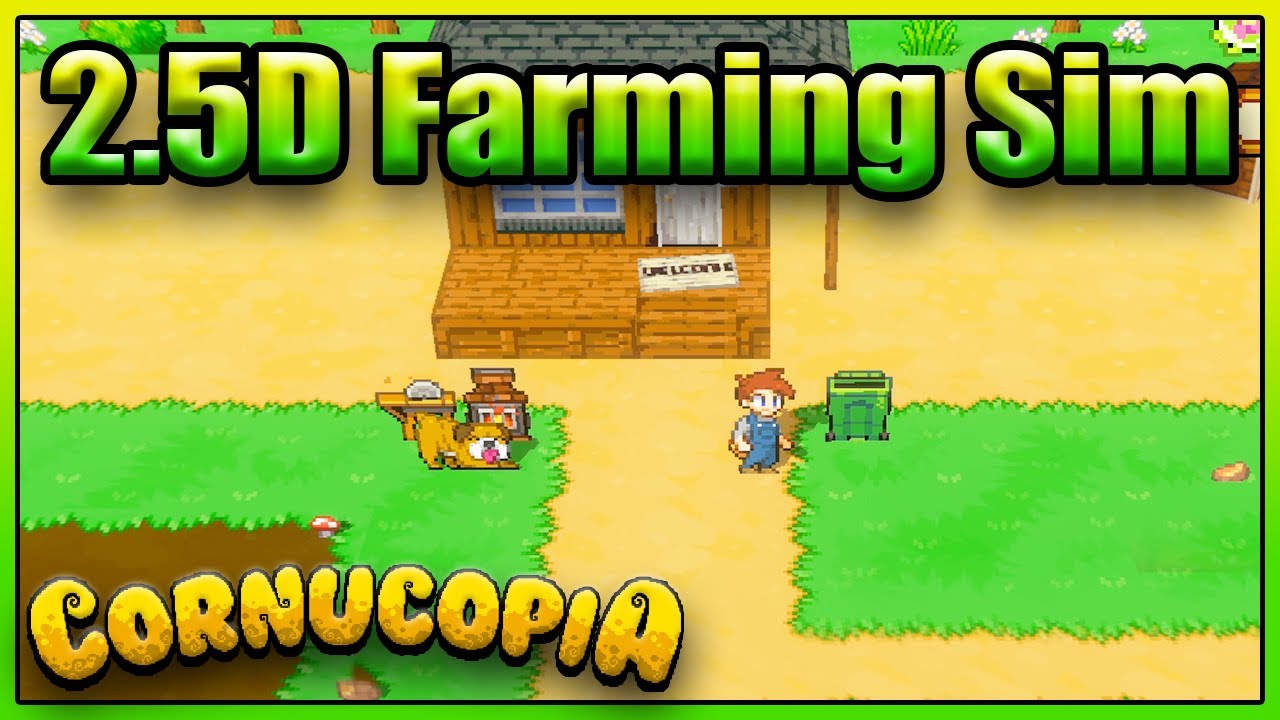 A Cute New Pixel Farming Sim RPG - Cornucopia [First Look] - Episode 1 ...