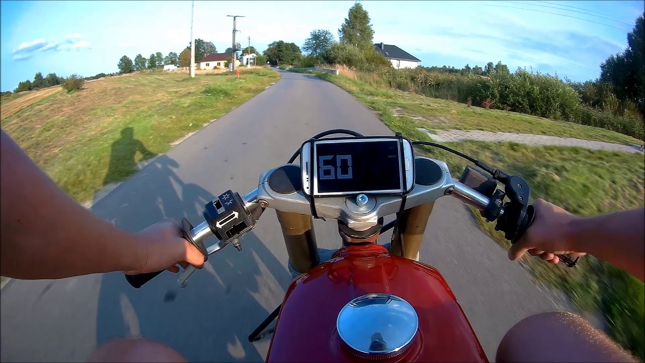 Simson 85ccm GPS Onboard Membran Chylo 2T Racing - YouTube