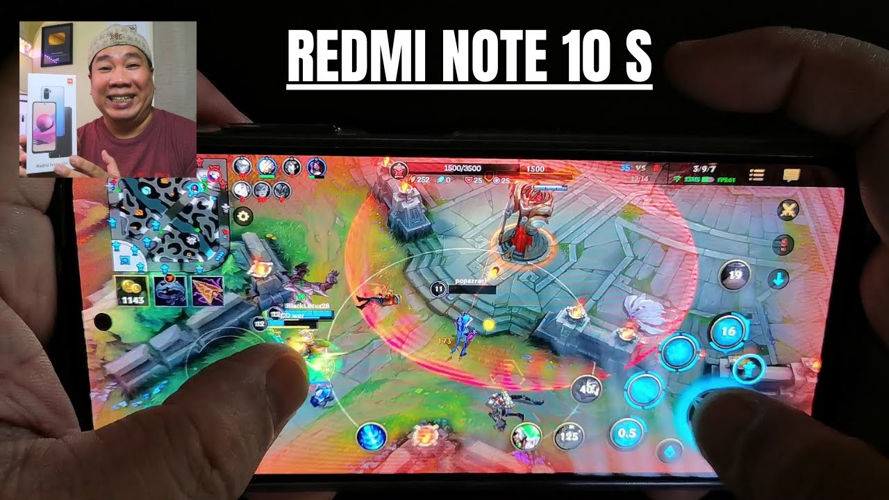 REDMI NOTE 10S GAME TEST- MOBILE LEGENDS BANG BANG - YouTube