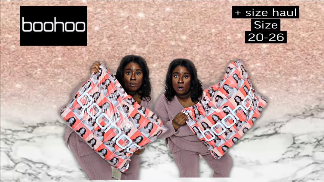 #Boohoo work haul || size 20-24 plus size haul - YouTube