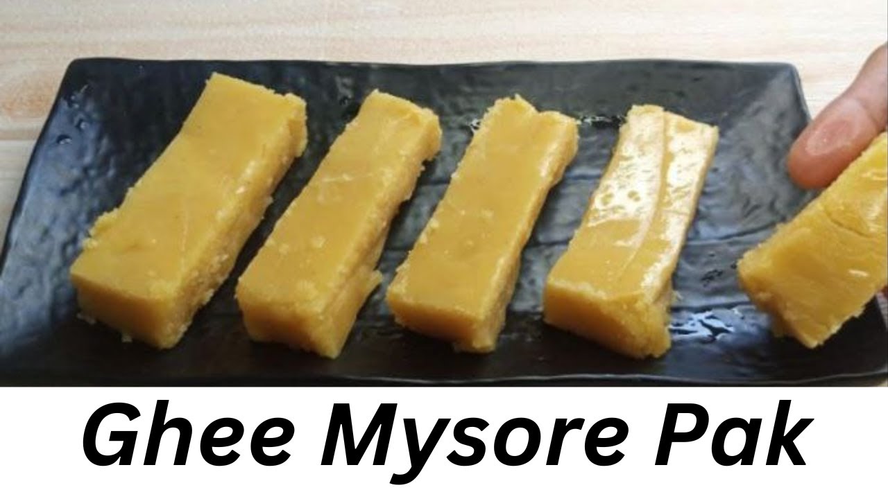 Diwali Special Sweet / Ghee Mysore Pak / Indian Traditional Sweet ...