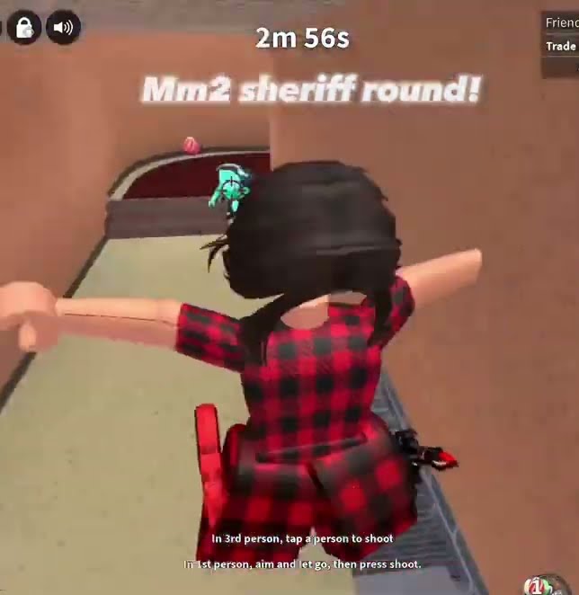 Roblox mm2 sheriff round#murdermystery2 - YouTube