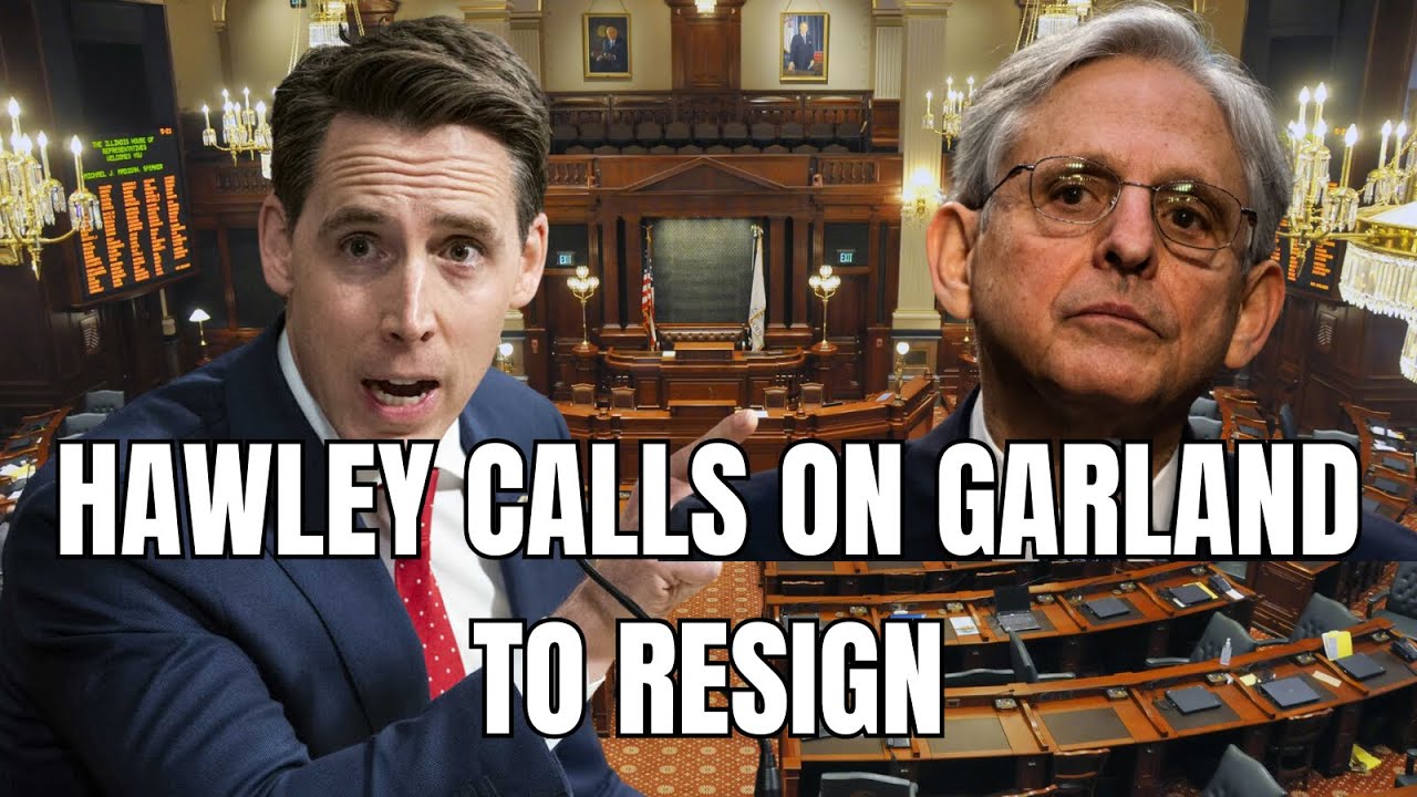 Josh Hawley Calls on AG Garland to Resign - YouTube