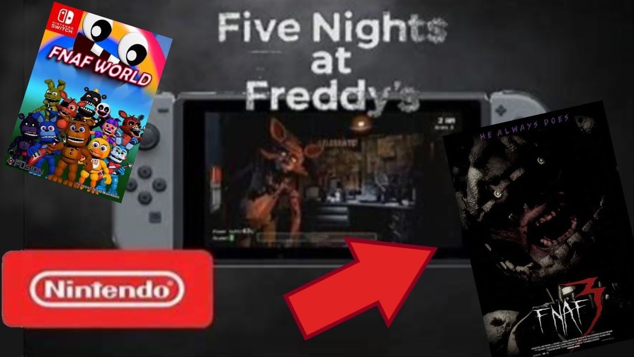 FNAF COMING TO SWITCH?! | 3 FNAF MOVIES?! | FNAF News - YouTube