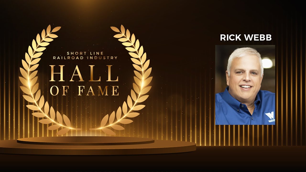 Rick Webb - ASLRRA 2024 Short Line Industry Hall of Fame Inductee - YouTube
